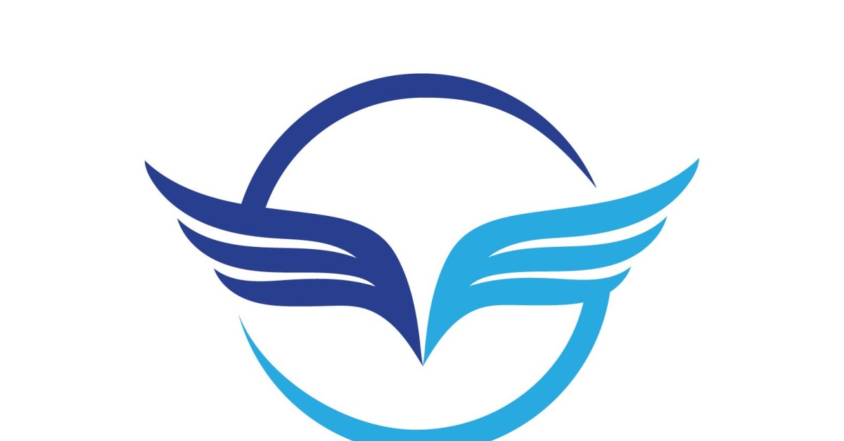 Kanatlı Kuş Şahin Logo Vektör V3 #242127 - TemplateMonster