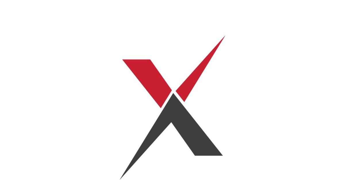 X Harfi İş Logo Öğeleri Vektör V9 #242277 - TemplateMonster