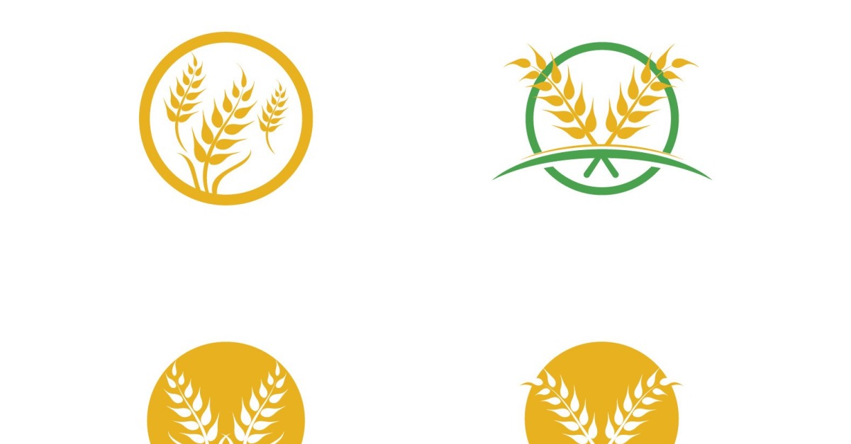 Weat Food Logo And Symbol Health V14 - TemplateMonster