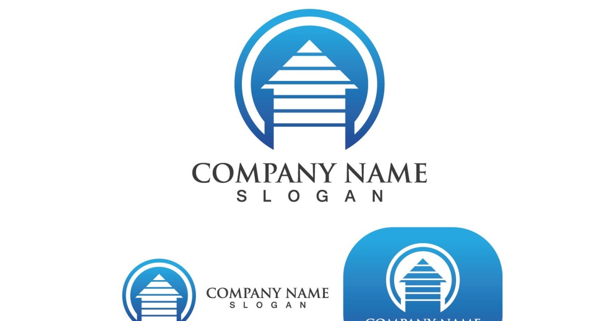 Ev Ve Bina Logosu Ve Sembol V9 #243351 - TemplateMonster