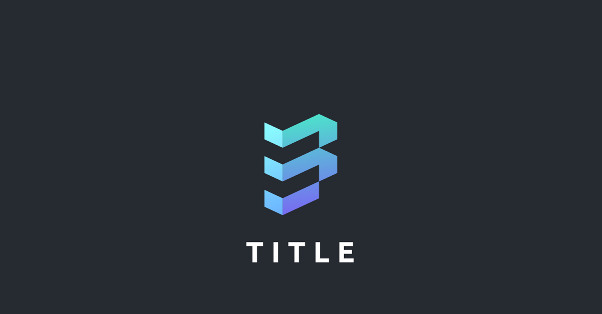 Minimal Çeşitli 3 3D Üç Blockchain Tech BT Harf Formu Logo