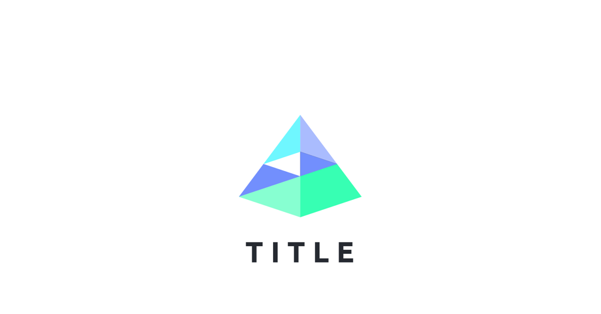 Diversa Modernidad Pirámide Triángulo Pico Montaña Apex Logotipo