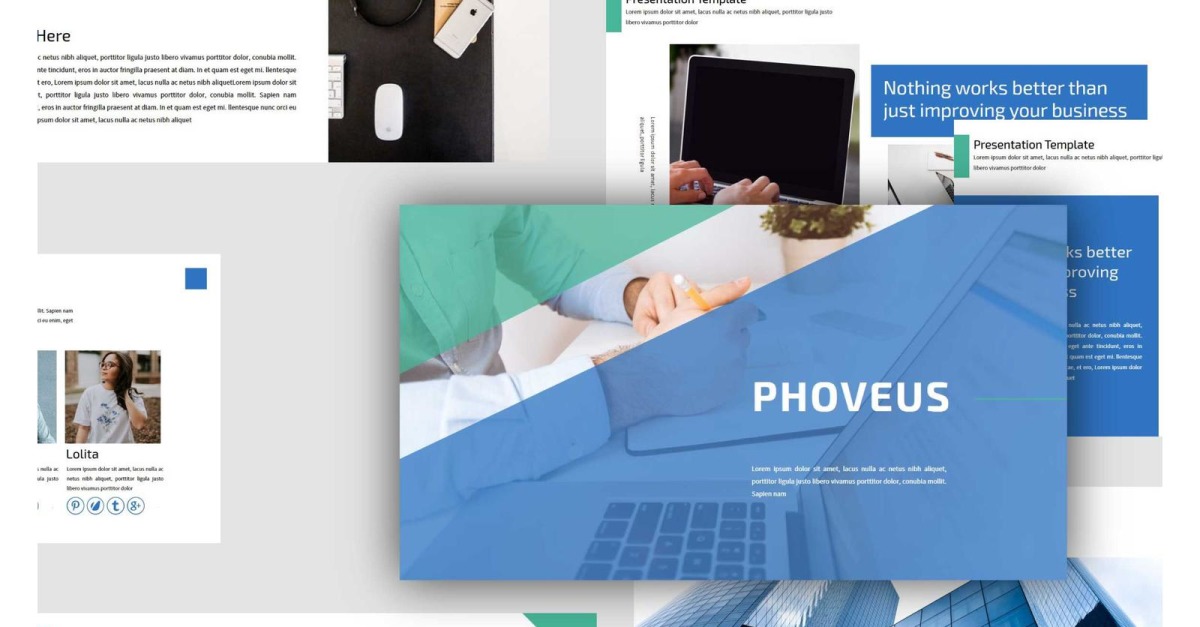 Proveus PowerPoint Presentation Template - TemplateMonster