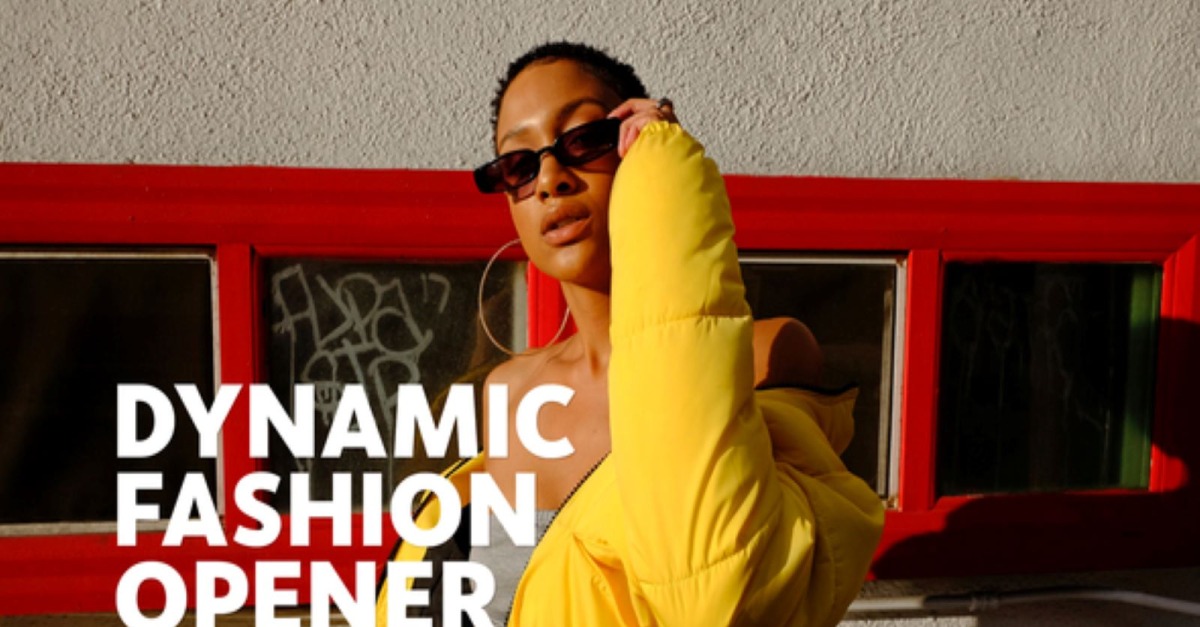 Dynamic Fashion Opener After Effects Template