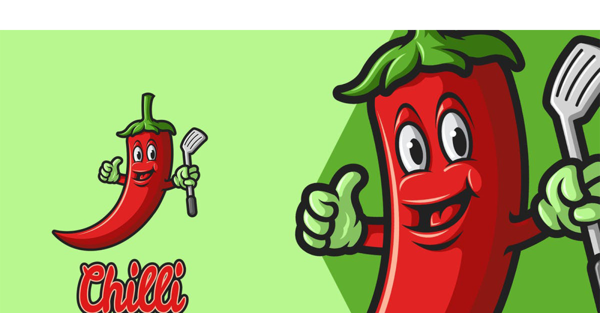 Chilli Mascot Logo - Chilli Mascot Logo - TemplateMonster