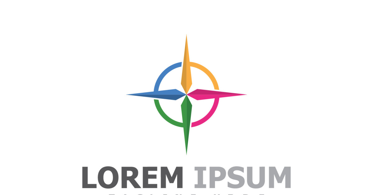 Compass Navigation Logo Template V3 #244920 - TemplateMonster