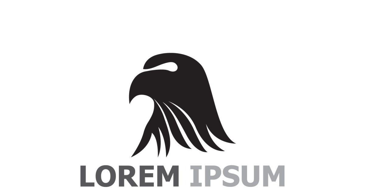 Eagle Head Bird Logotyp Mall V16 #245161 - TemplateMonster