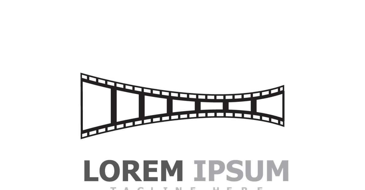 Modèle de logo de pellicule de film V16 - TemplateMonster