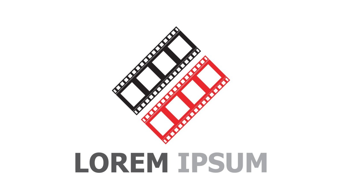 Modèle de logo de pellicule de film V2 - TemplateMonster