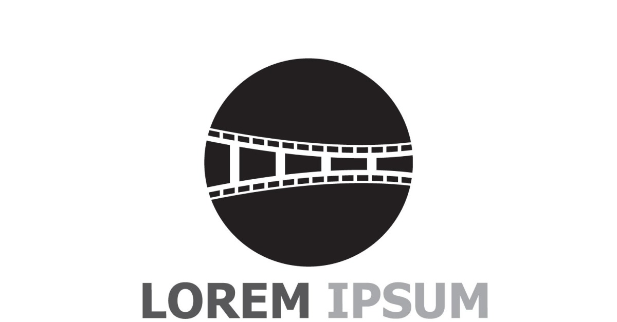 Modèle de logo de pellicule de film V5 - TemplateMonster