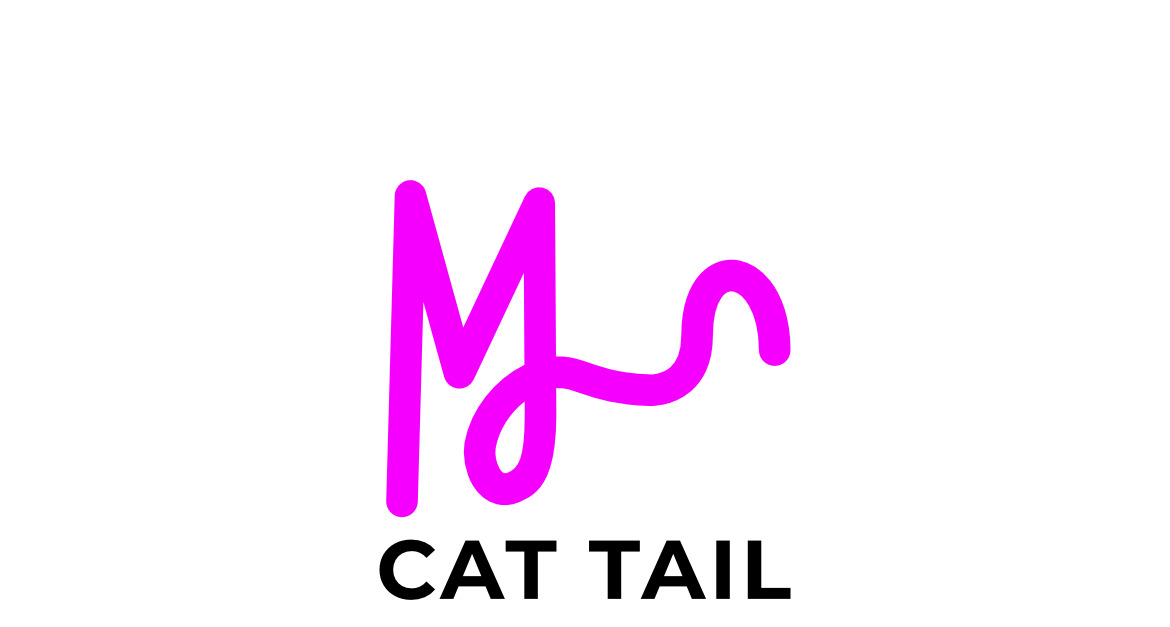 Letter M Cat Tail Round Logo #245407 - TemplateMonster