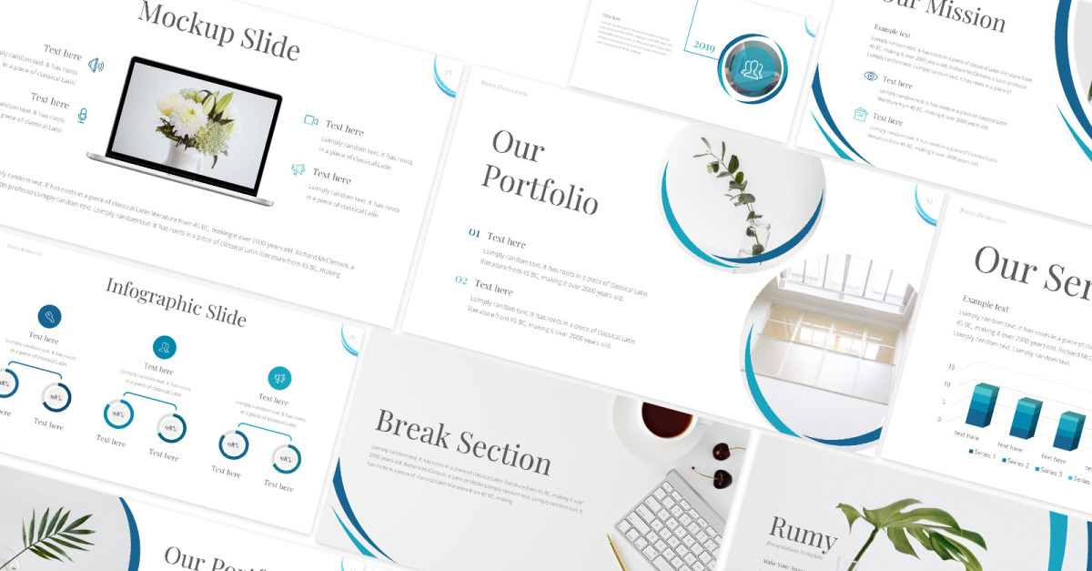 Rumy Powerpoint Template #245598 - TemplateMonster