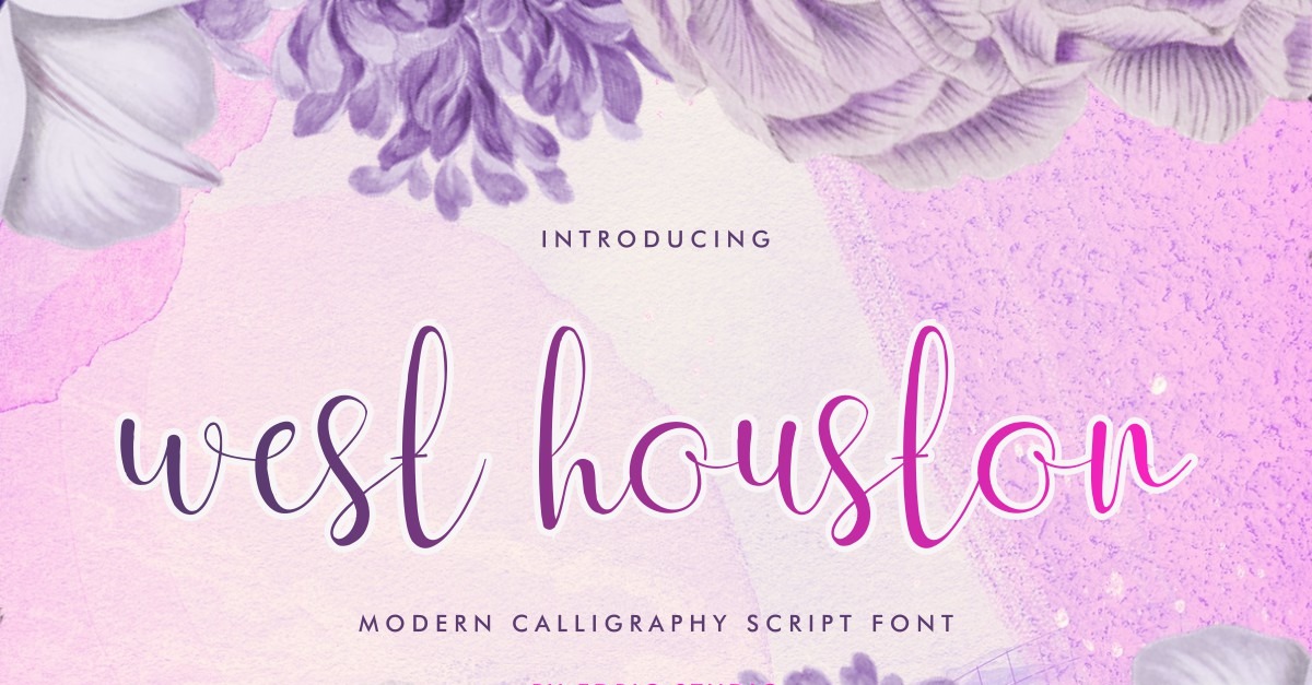 West Houston Calligraphy Font #245543 - TemplateMonster