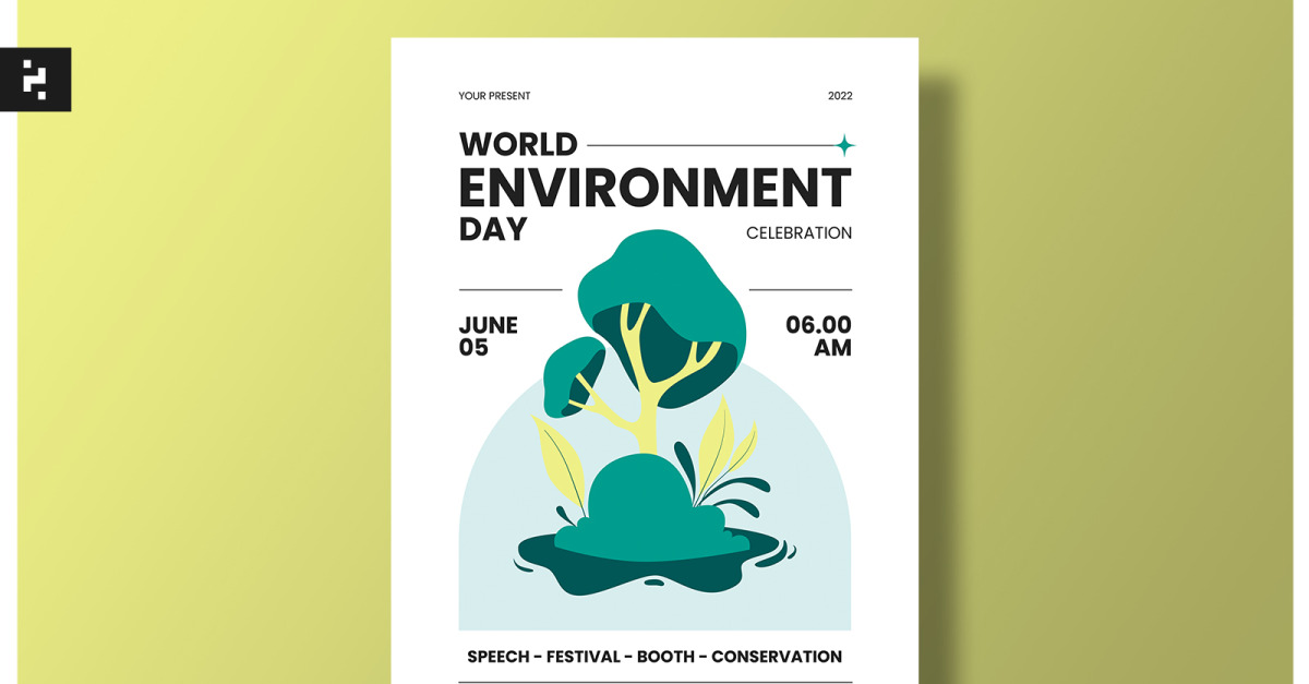 World Environment Day Celebration Flyer Template