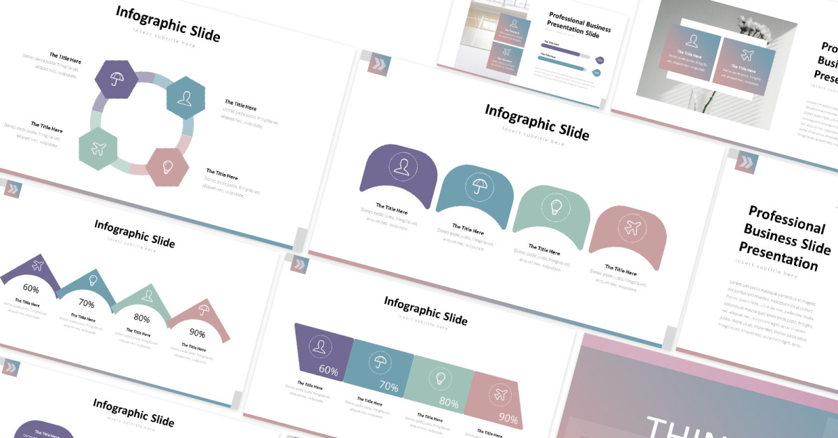 Modèle Powerpoint moderne Thinka #245601 - TemplateMonster