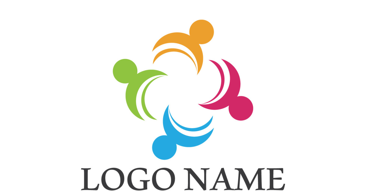 People Group Community People Logo V5 - TemplateMonster