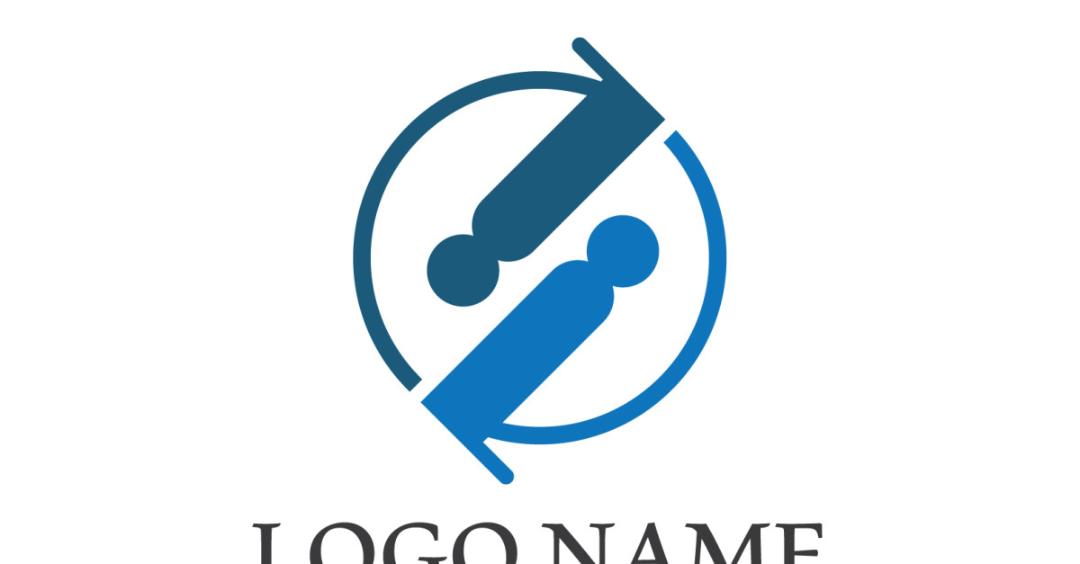 Eğitim İnsanlar Başarı Logo Vektör V5 - TemplateMonster