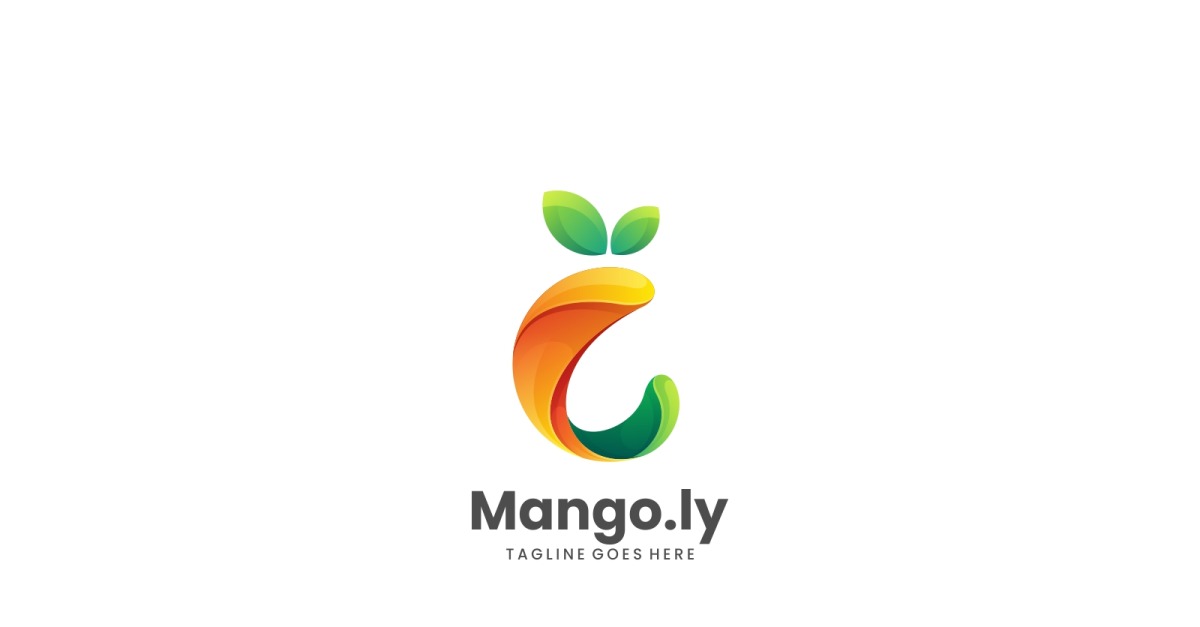 Mango Gradient Color Logo Design #246317 - TemplateMonster