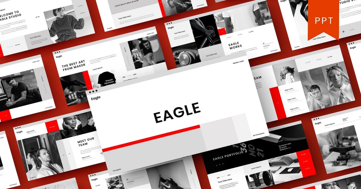 Eagle – Business PowerPoint Template - TemplateMonster