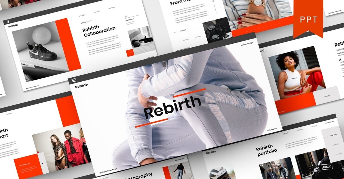 Rebirth - Business PowerPoint Template - TemplateMonster