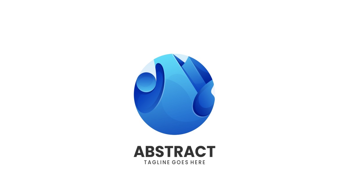 Vector Abstract Circle Gradient Logo - TemplateMonster