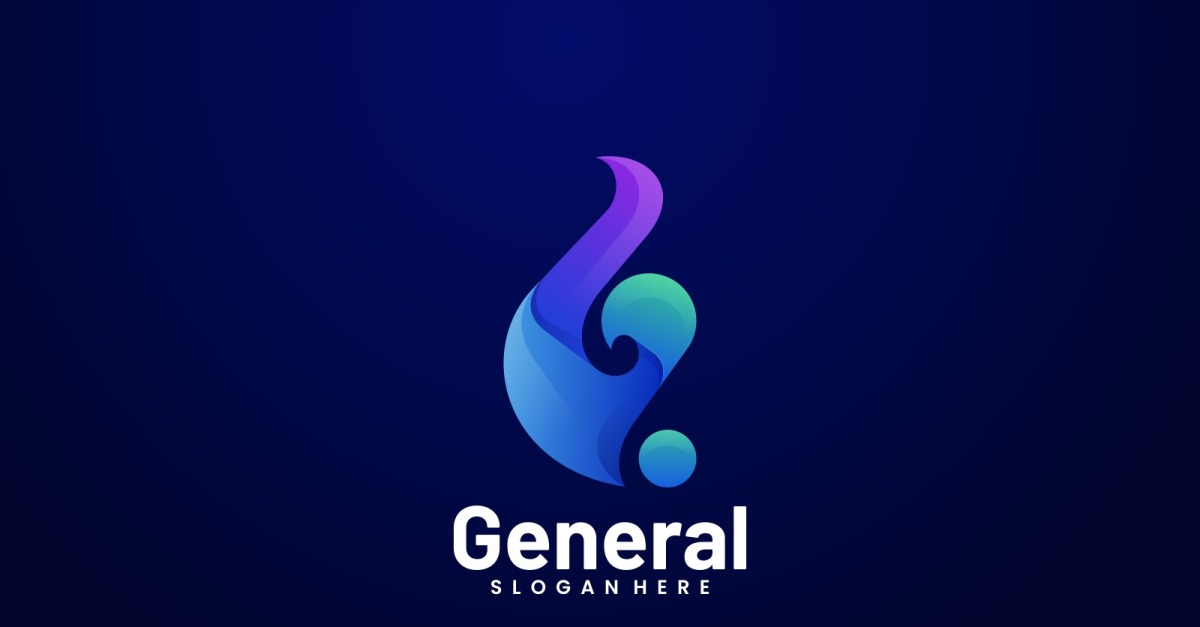 Abstract Letter G Gradient Logo Style - TemplateMonster