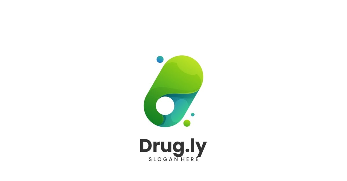 Drug Gradient Logo Design #247294 - TemplateMonster