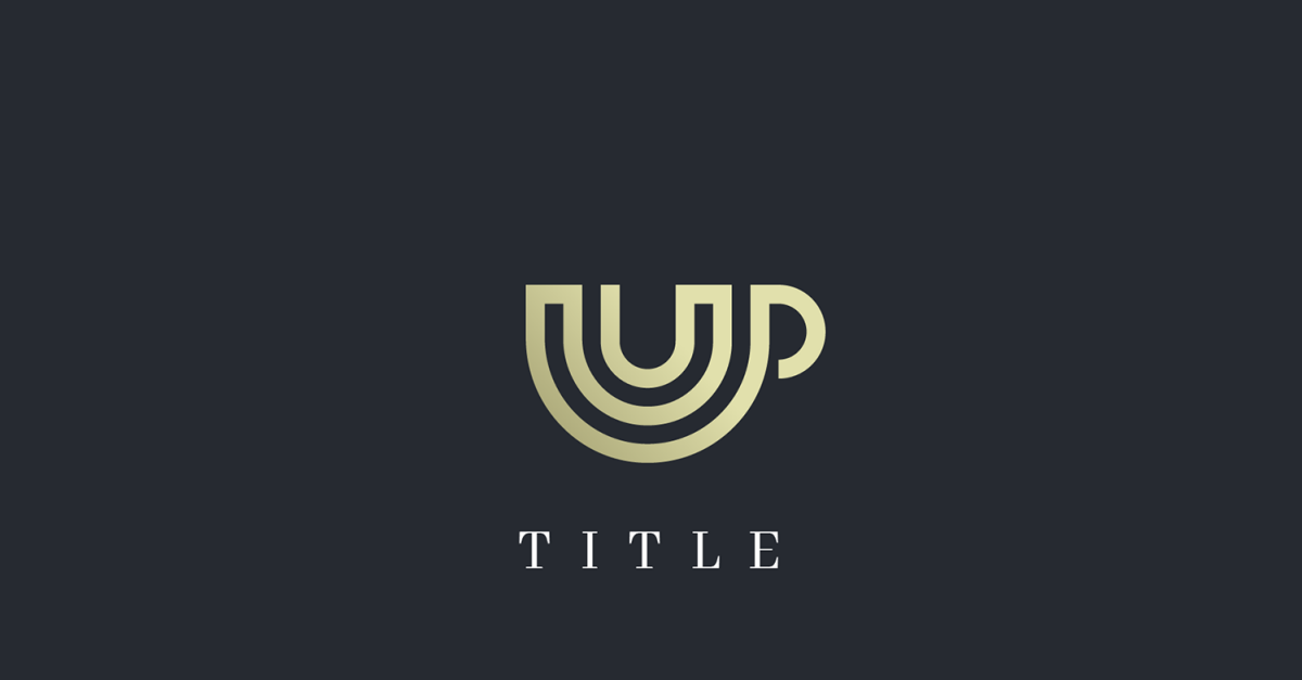 Elegant Minimal Elemental Coffee Cafe Drink Logo