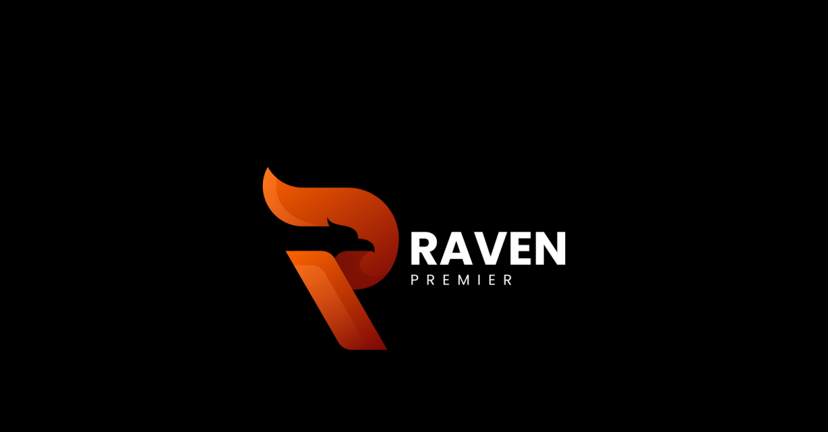 Letter R - Raven Gradient Logo #247273 - TemplateMonster