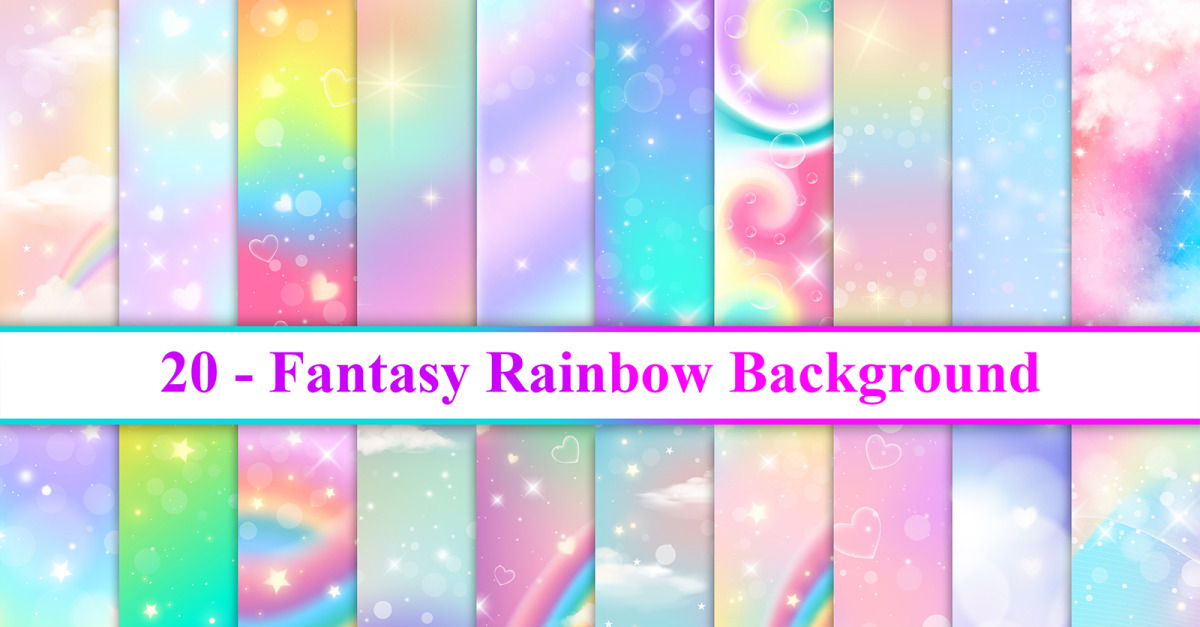 Fantasy Rainbow Background #247493 - TemplateMonster