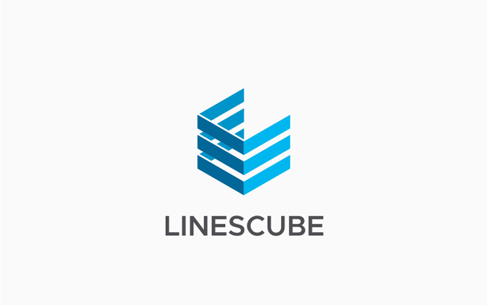 Lines Cube Vector Logo Template #247539 - TemplateMonster