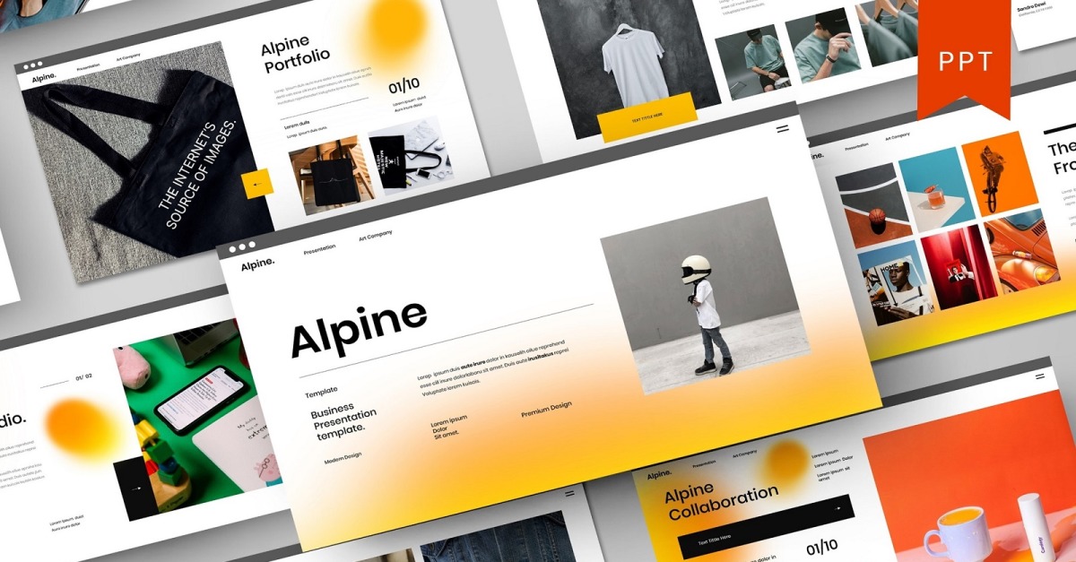 Alp – PowerPoint Şablonu #247785 - TemplateMonster