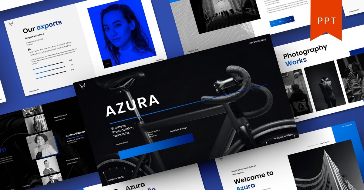 Azura – Business Powerpoint Template - TemplateMonster