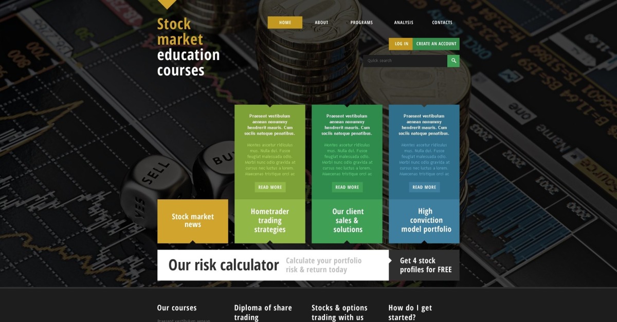 Free Career Responsive Website Template - TemplateMonster