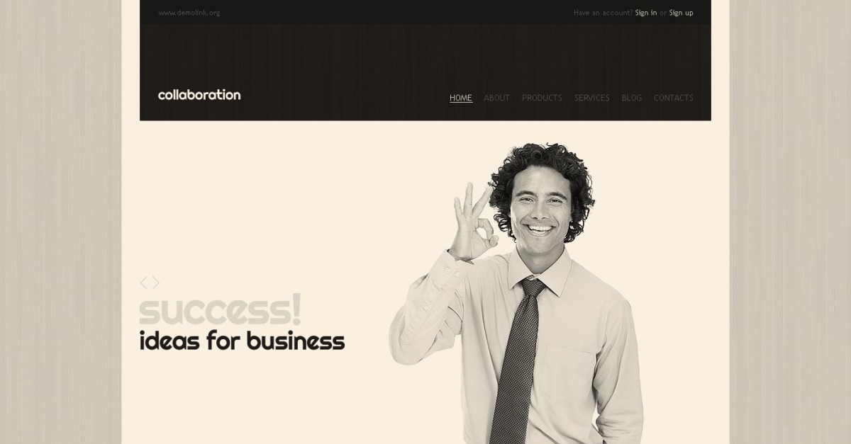 Free Management Responsive Website Template - TemplateMonster