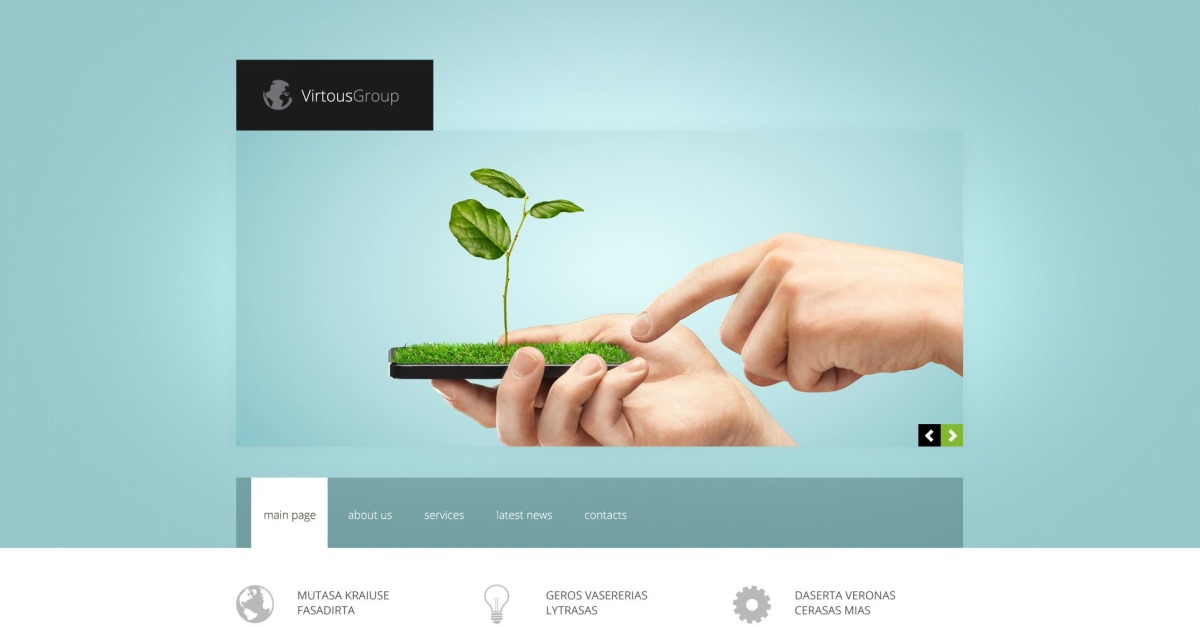 Free Management Responsive Website Theme - TemplateMonster