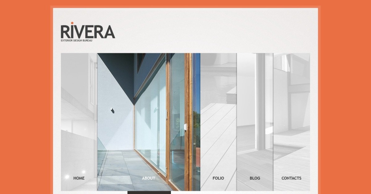 Exterior Design Website Template for Free - TemplateMonster