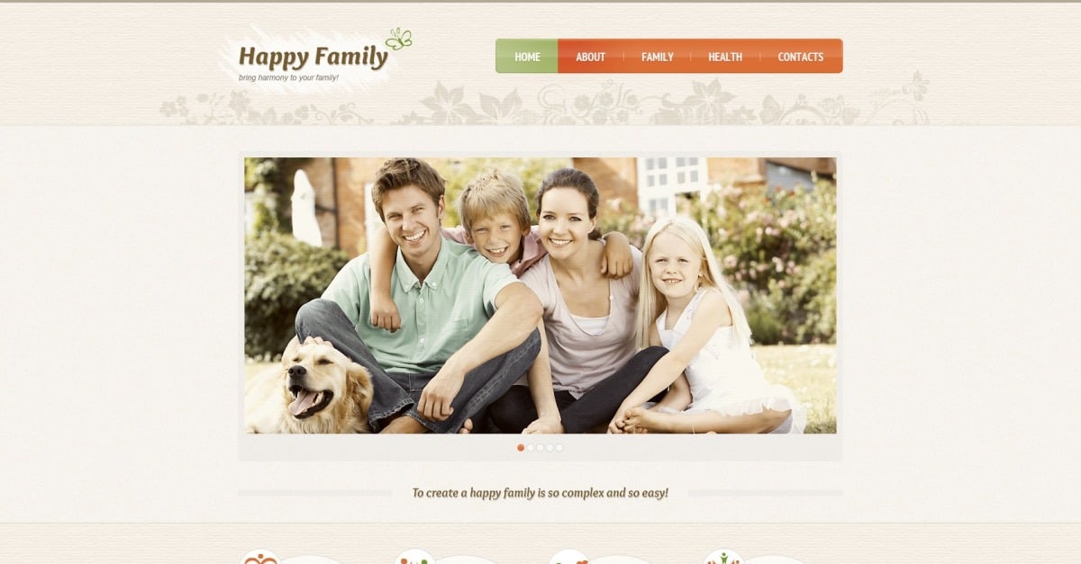 Free Family Center Responsive Website Design