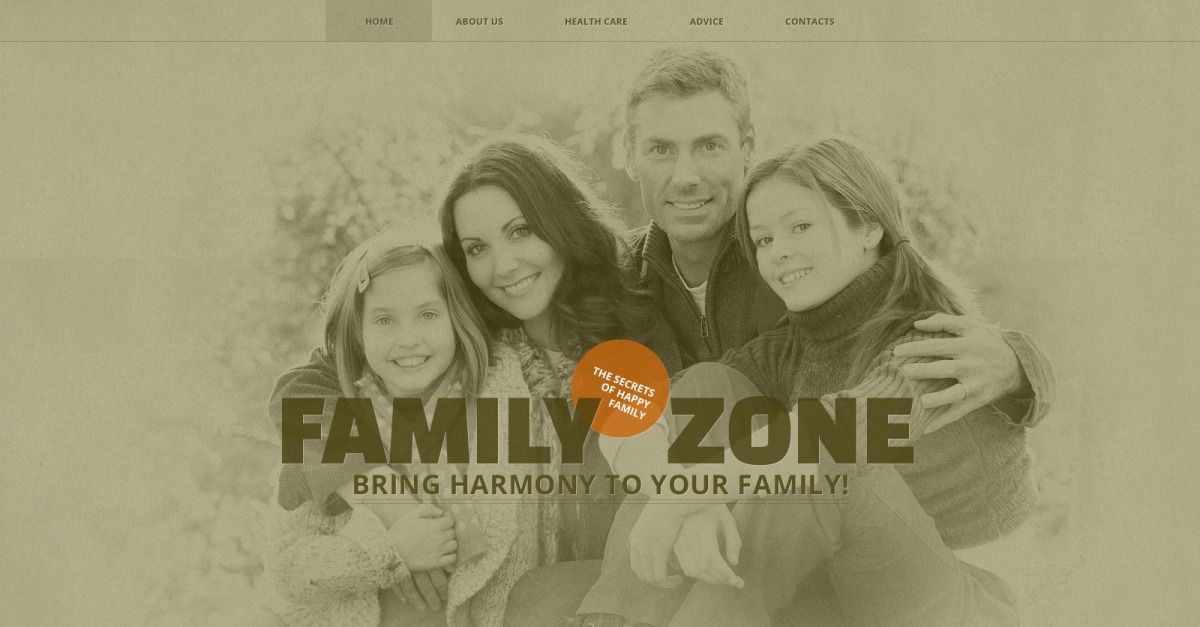 Free Family Center Website Design #248324 - TemplateMonster