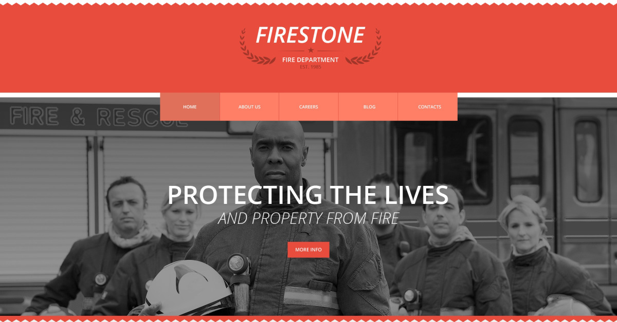 Demo For Free Fire Department Responsive Website Template 248366