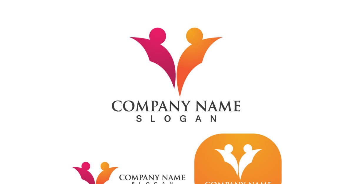 Adoption And Family Logo Vector V7 #248785 - TemplateMonster