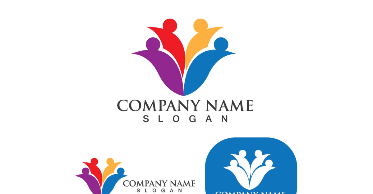 Adoption And Family Logo Vector V9 #248787 - TemplateMonster