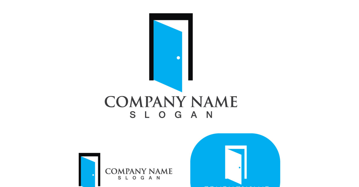 Door Logo And Symbol Vector Template V15 - TemplateMonster