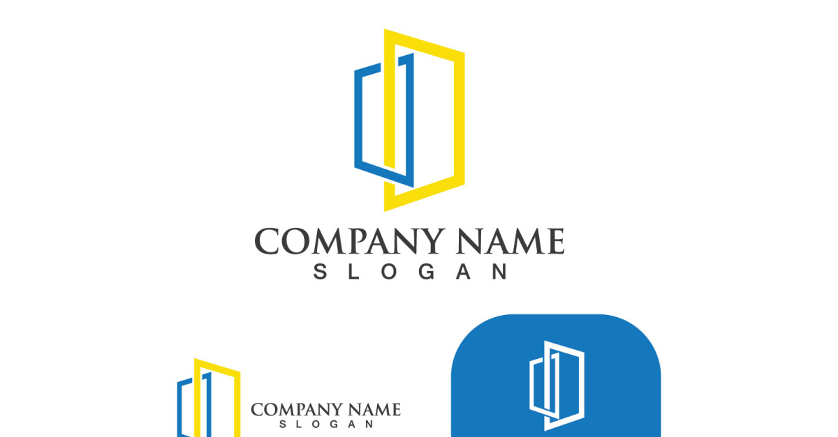 Door Logo And Symbol Vector Template V4 - TemplateMonster