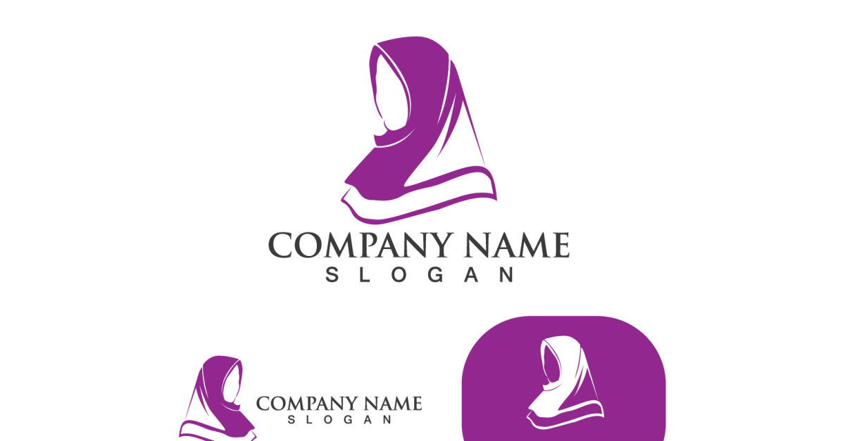 Hidžáb žena Logo A Symbol V6 #248839 - TemplateMonster