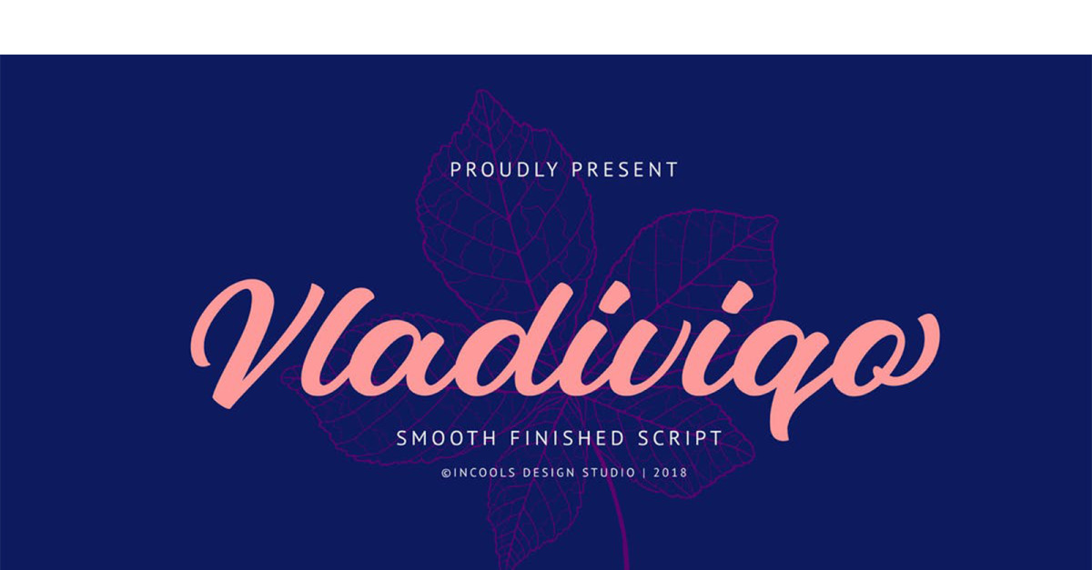 Vladiviqo Smooth Finished Script Font - Vladiviqo Smooth Finished ...