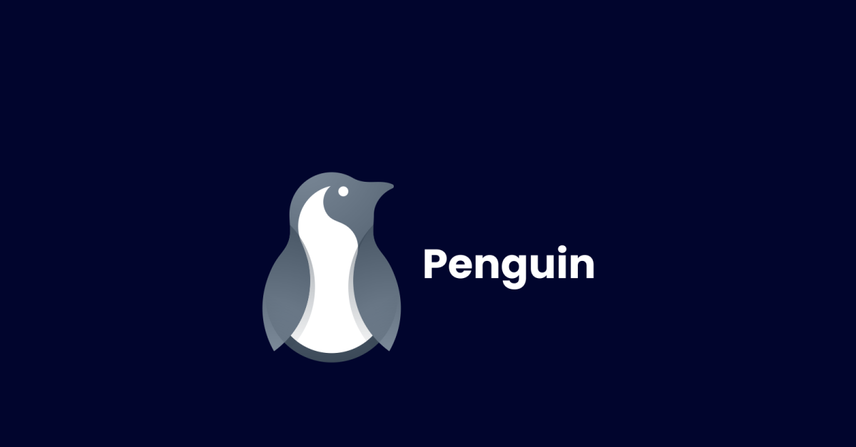 Penguin Color Gradient Logo Design #249097 - TemplateMonster