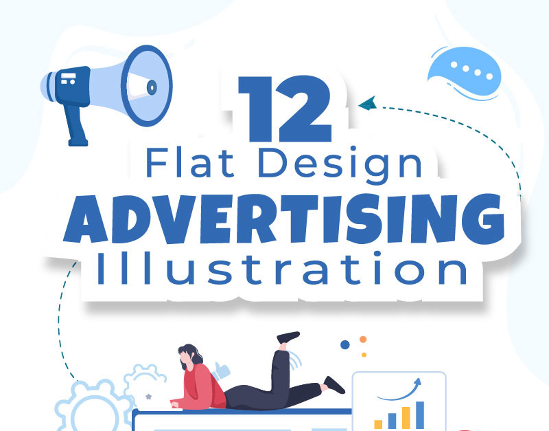 12 Advertising or ADS Vector Illustration - TemplateMonster