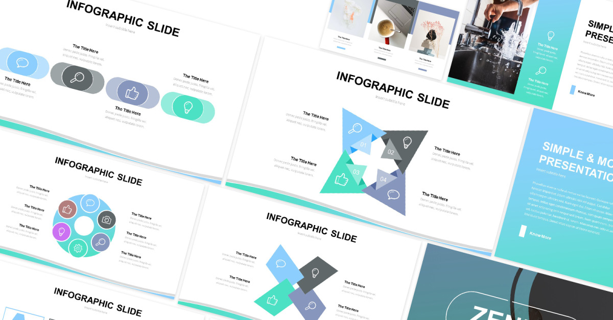 Modelo de Powerpoint Moderno Zendai #249857 - TemplateMonster