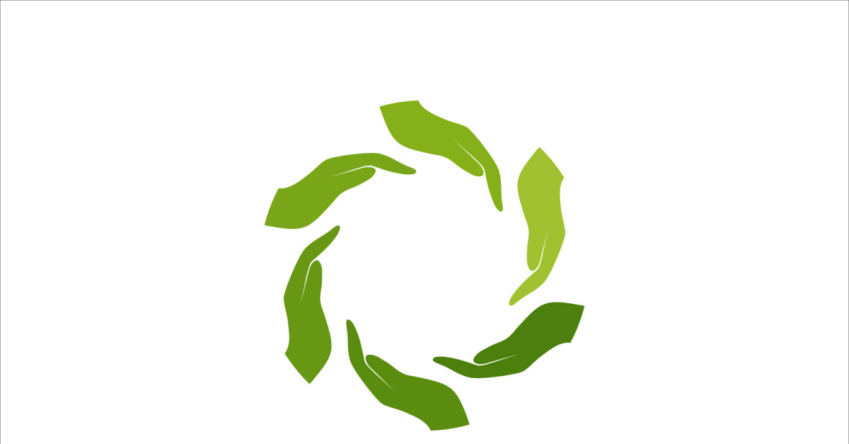 Circle hands vector logo template #250077 - TemplateMonster
